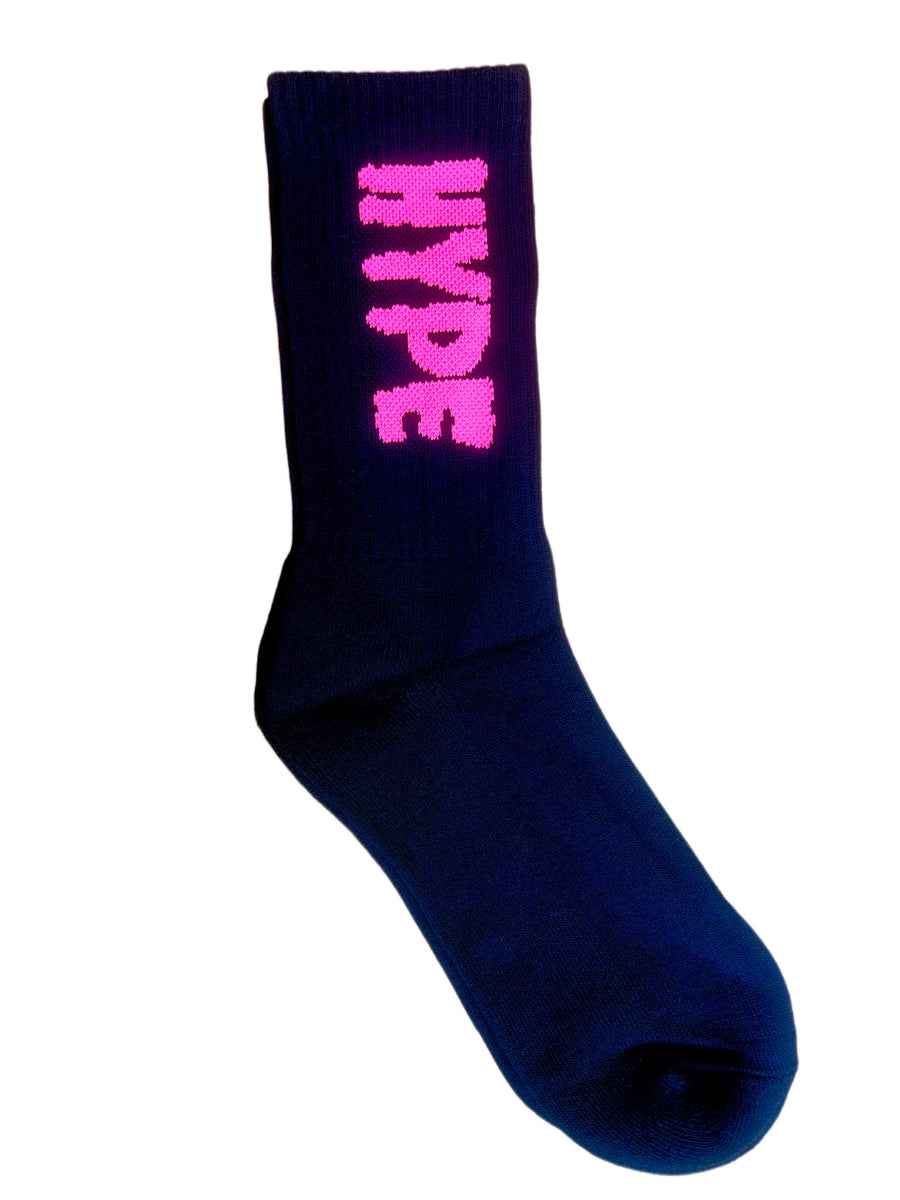 Hype Lab Black / Pink – The Hype Lab Socks