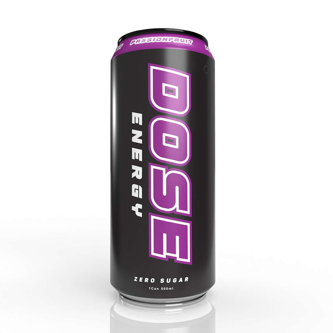 Dose Energy Drink Passionfruit 12 x 500ml – The Hype Lab Socks