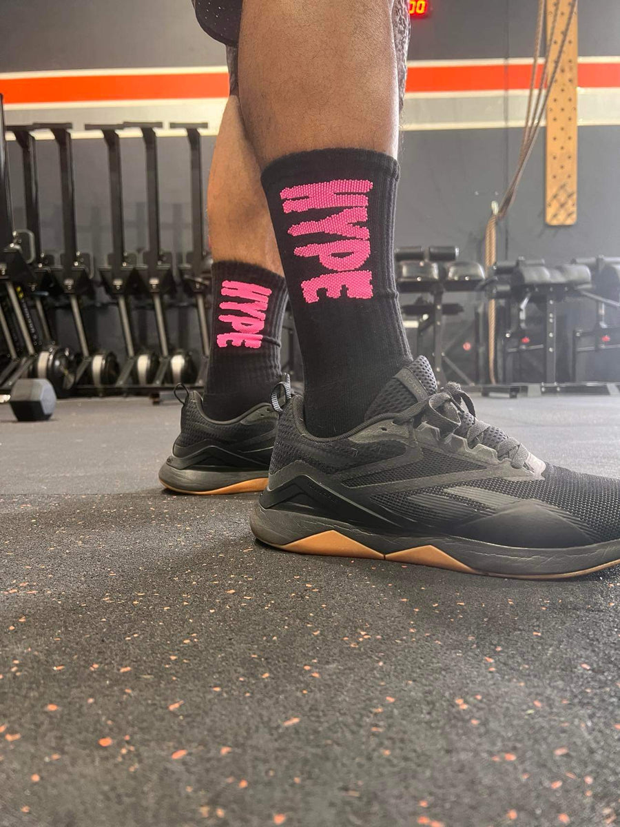 Hype Lab Black / Pink – The Hype Lab Socks